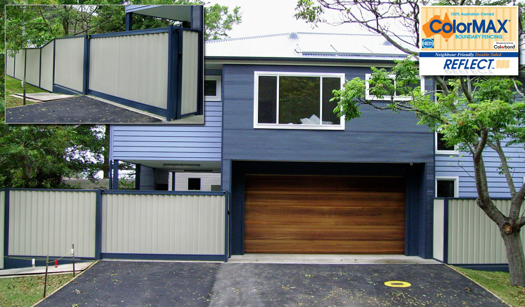 ColorMAX® Boundary Fencing manufactured from COLORBOND®