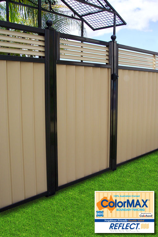 ColorMAX® Boundary Fencing manufactured from COLORBOND®