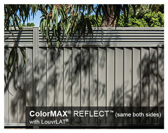 ColorMAX® Boundary Fencing manufactured from COLORBOND®